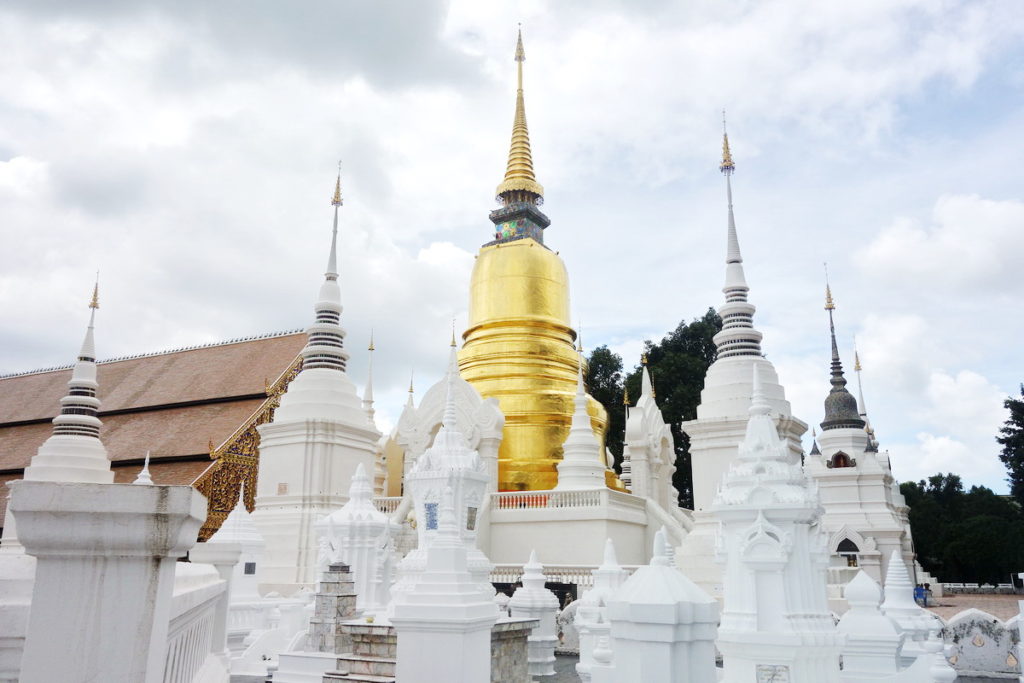 Suan Dok Temple: Add Your Bucket List The White Pagoda Wonder